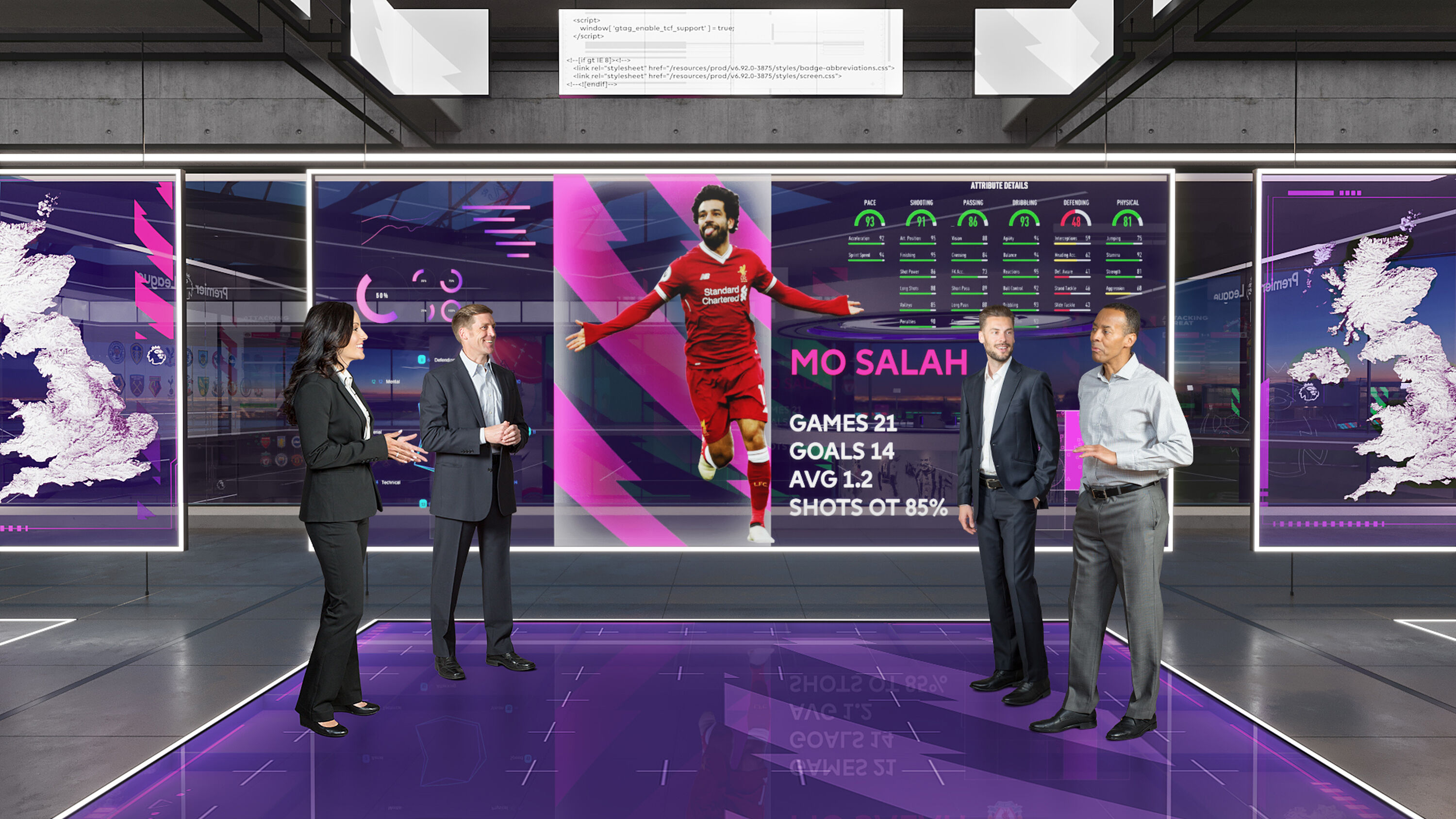 Premier League - Tech Zone - Virtual Reality| Jago Design